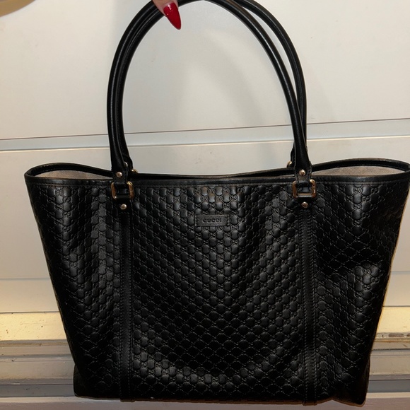Gucci | Bags | Black Gucci Tote | Poshmark